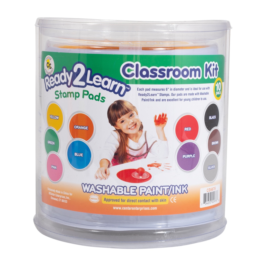 10ct Ready2Learn Circular Jumbo Stamp Set | School Aids