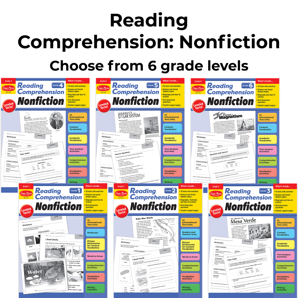 Reading Comprehension: Nonfiction | School Aids